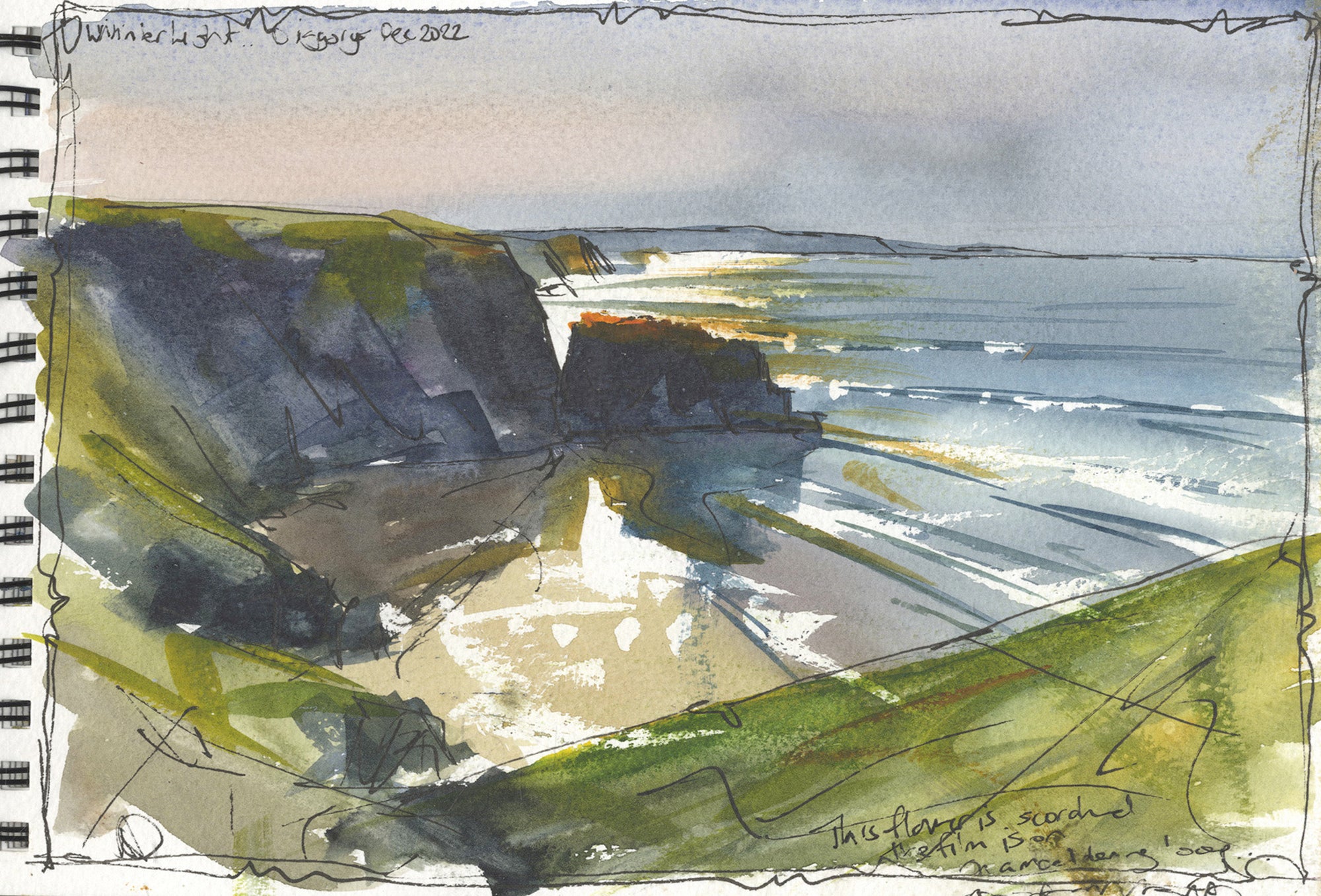 Original Sketches of Newquay, Cornwall by Andy Pearce | Watercolour ...